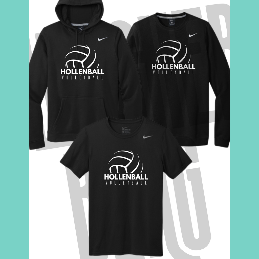 HollenBall Volleyball NIKE Black 24 – BleacherBLING