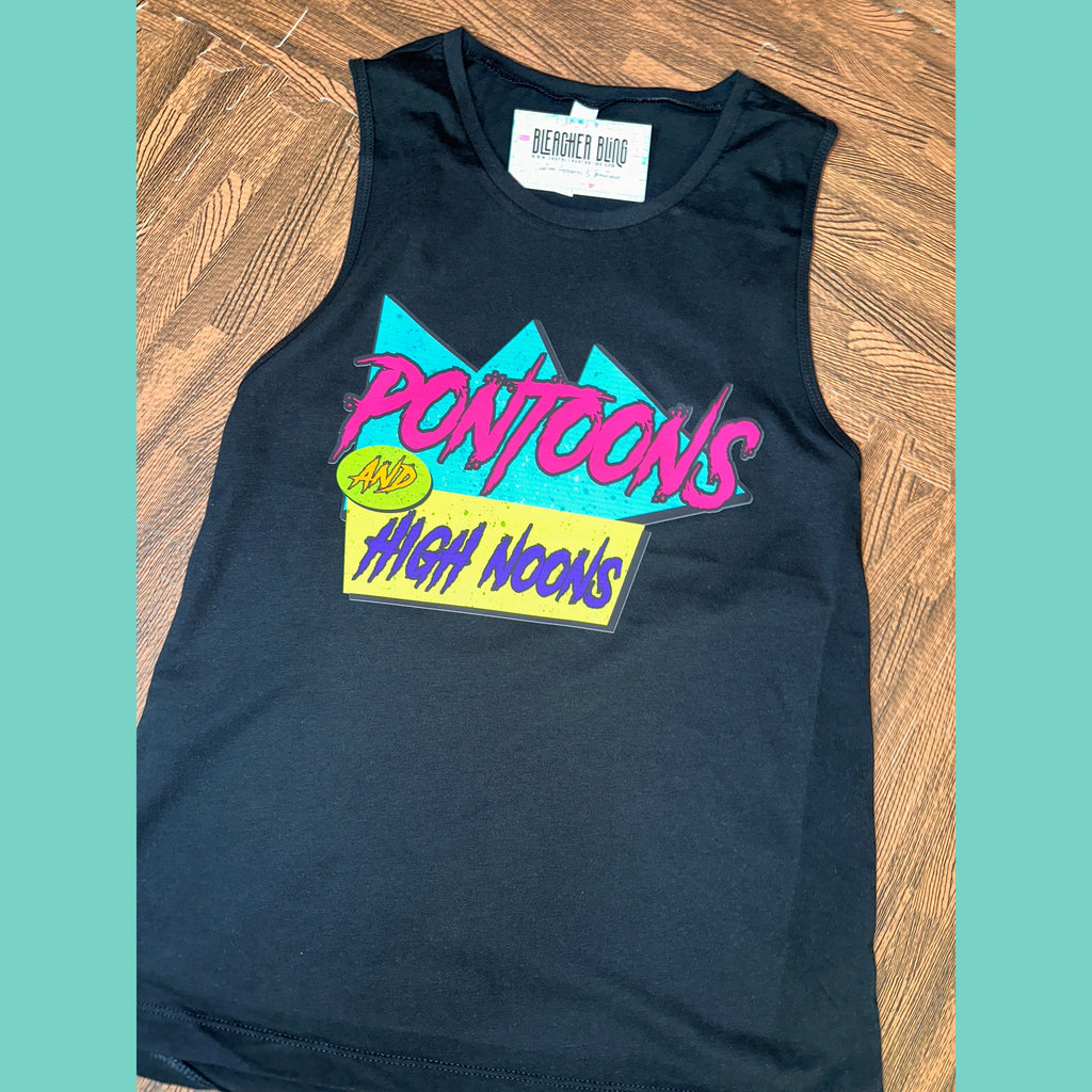 Pontoons and High Noons Graphic Tank – BleacherBLING